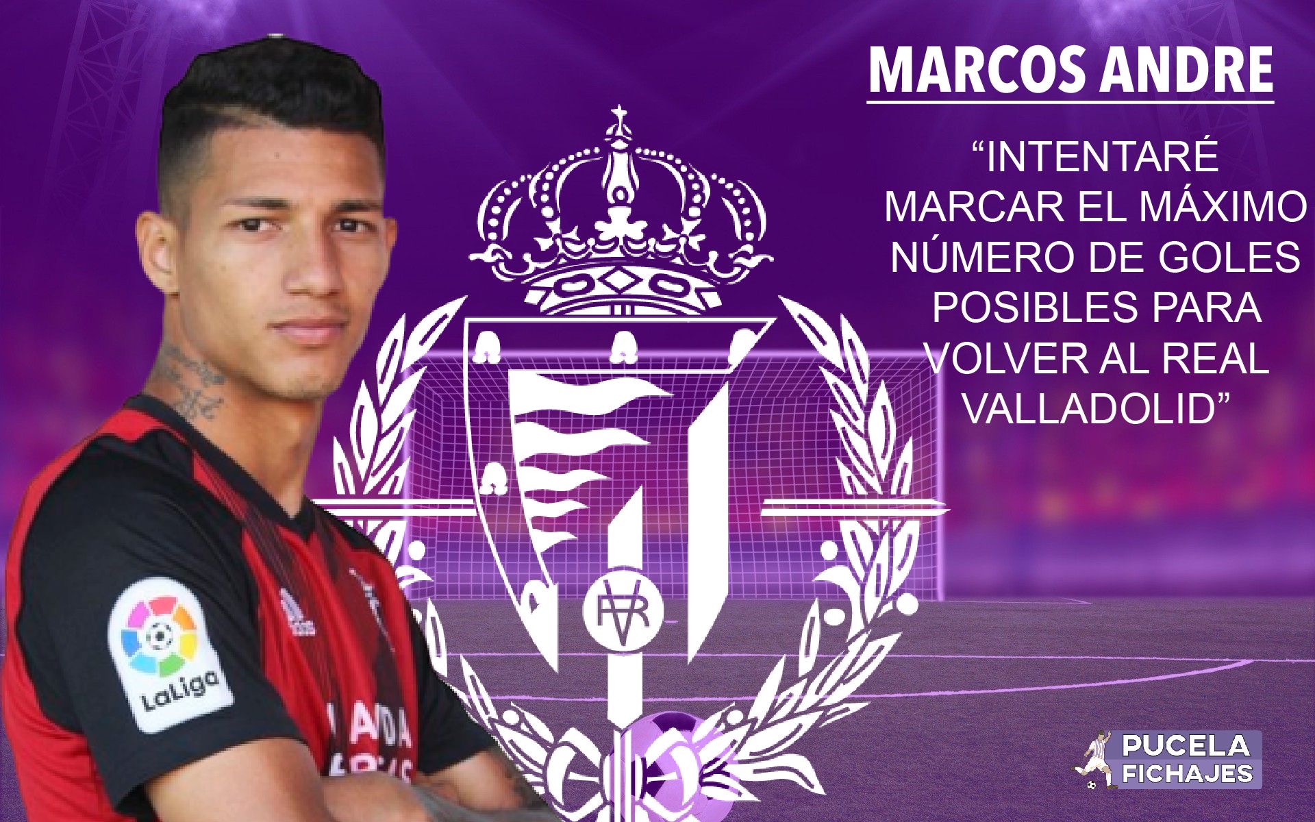 Marcos André: "Intentaré marcar el máximo número de goles posibles para ...
